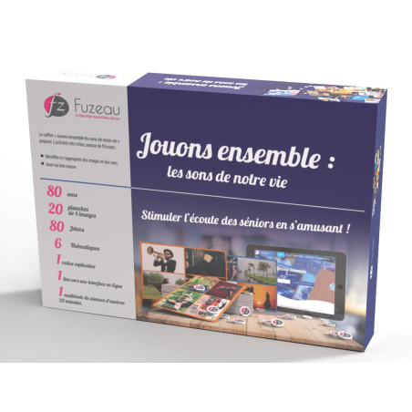 Jeu Sensoriel | Stimule Mémoire | Personnes Agées | Fuzeau