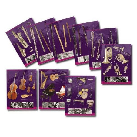 Série de 9 Posters | Connaissance des Instruments | Fuzeau