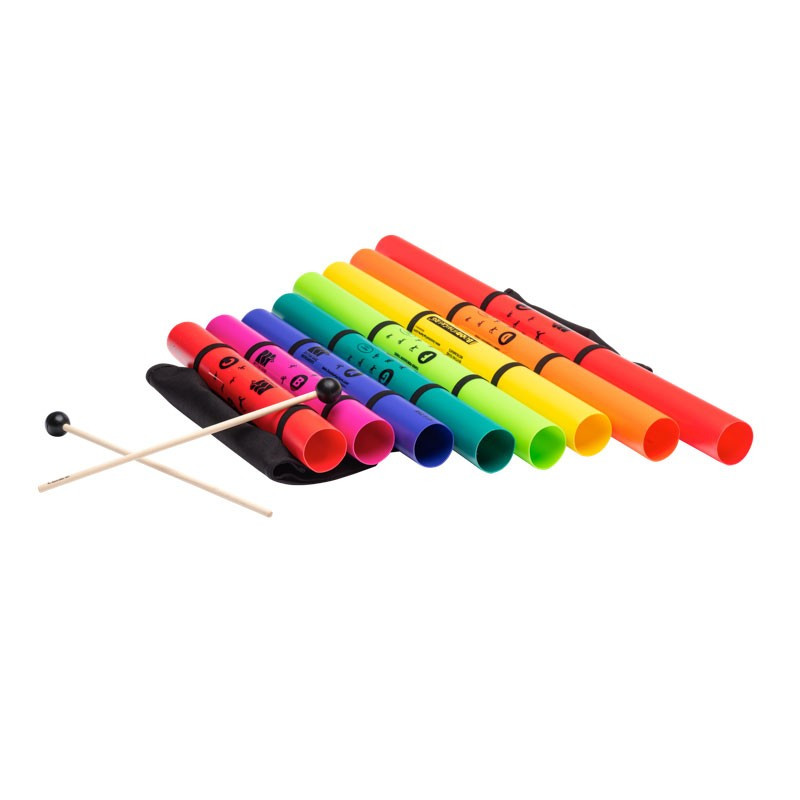 Boomophone | Complet | 8 Tubes Boomwhackers Alto Diatonique | Fuzeau