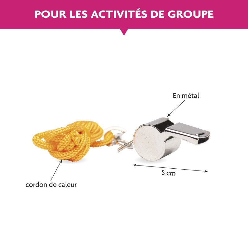 Sifflet | En Métal | Fuzeau